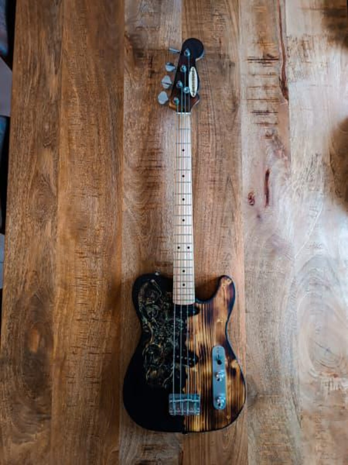 MADE TO ORDER - Handmade Telecaster Bass 2023 - Natural - Etsy