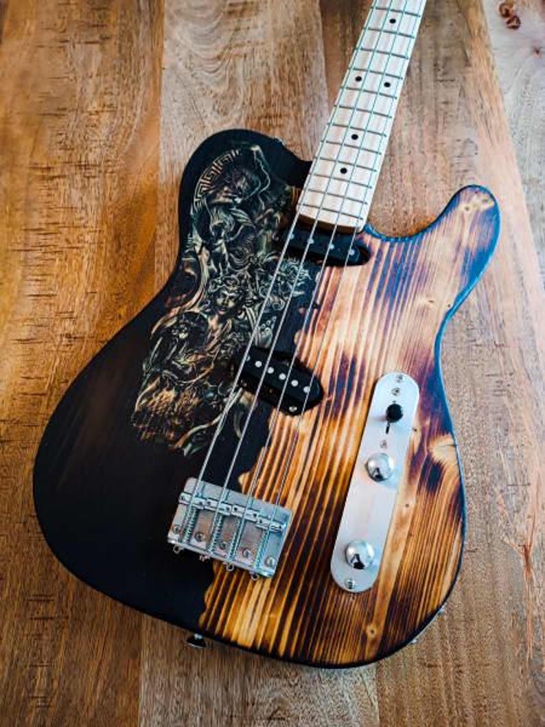 MADE TO ORDER Handmade Telecaster Bass 2023 Natural - Etsy