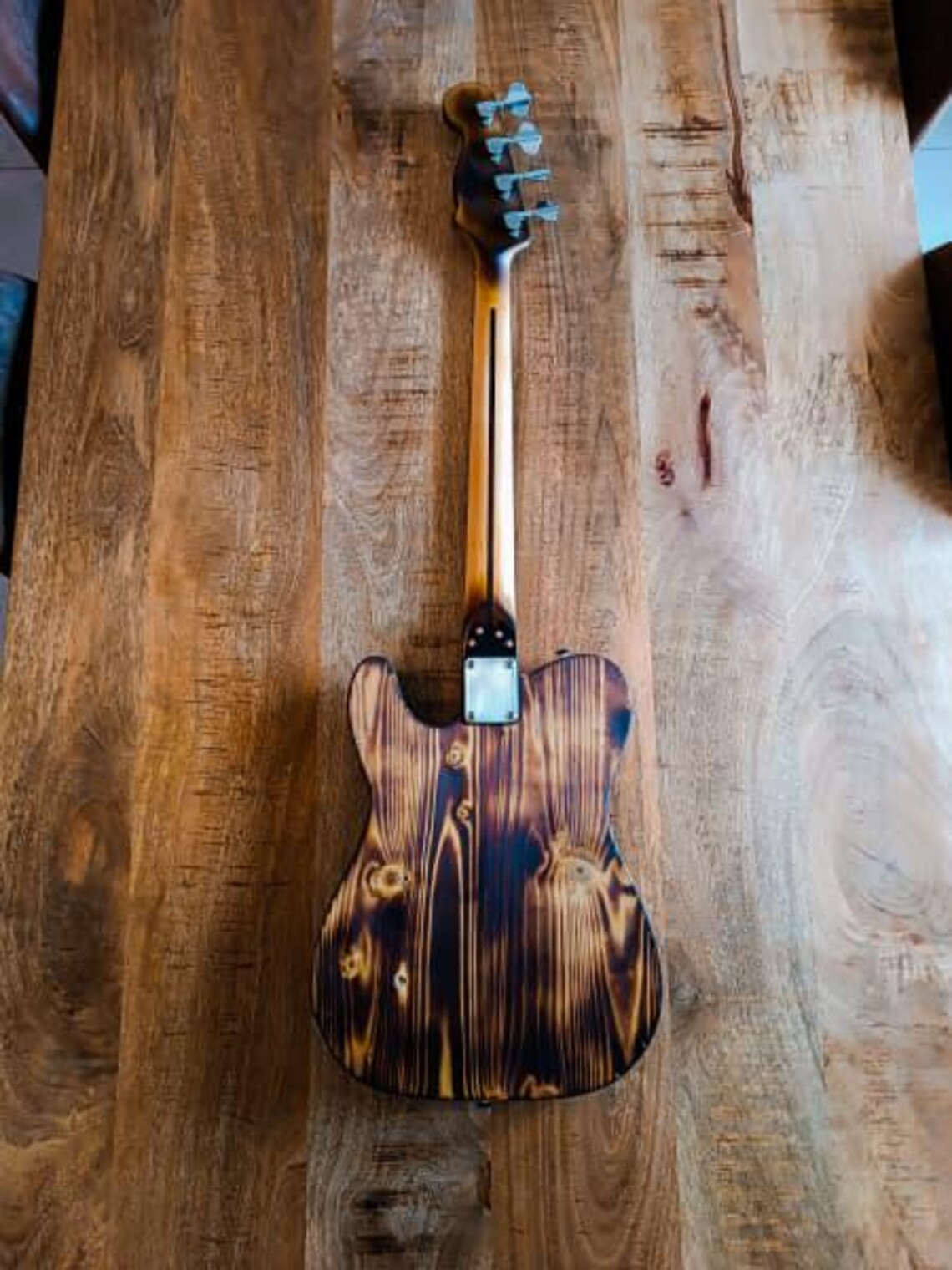 MADE TO ORDER - Handmade Telecaster Bass 2023 - Natural - Etsy