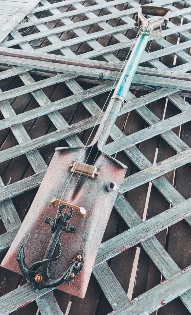 PREORDER Underworld Navy Relic Shovel Guitar - Etsy