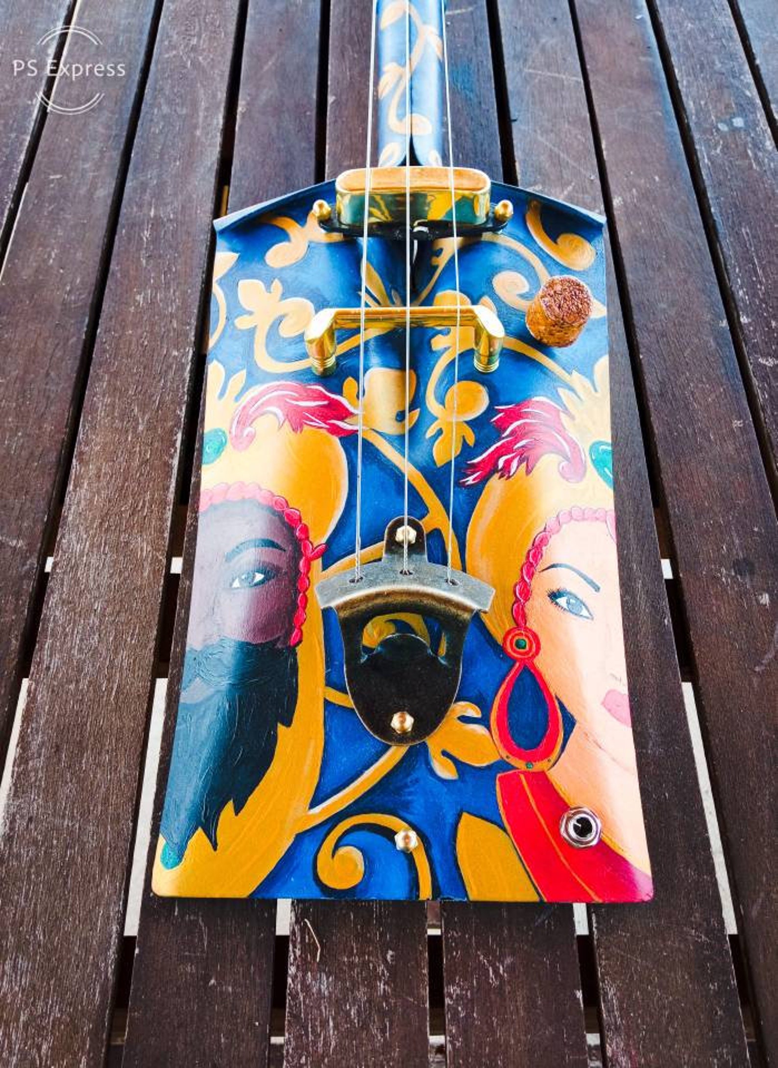 PREORDER Palermo Custom Handpainted Shovel Guitar - Etsy