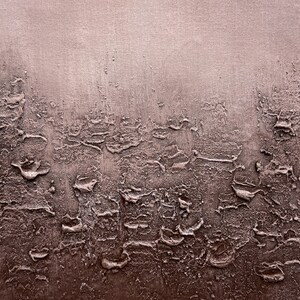 Minimal Brown Abstract Art on Canvas Texture Painting for Room Wall ...