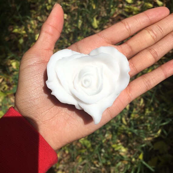 Rose Soap Heart Shaped Soap Flower Petal Soap Soap Set - Etsy