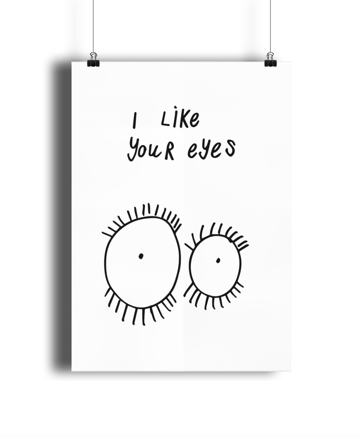Piers I Like Your Eyes A3 Giclée Print - Etsy
