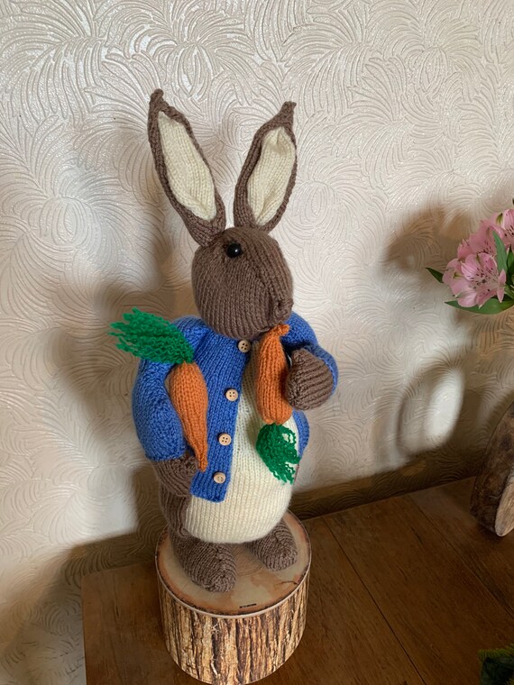 Hand Knitted Peter Rabbit Beatrix Potter - Etsy UK