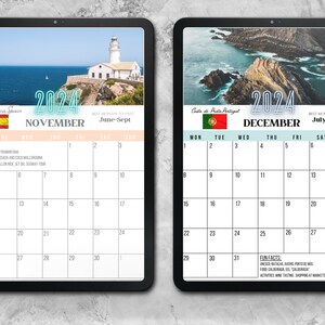 Wanderlust Calendar Collection - Etsy