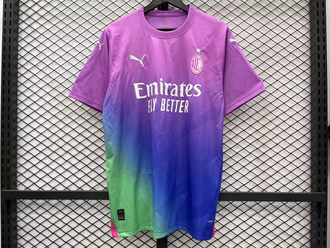 AC Milan Purple Third Kit Football Top Brand New Design 23/24 - Etsy UK