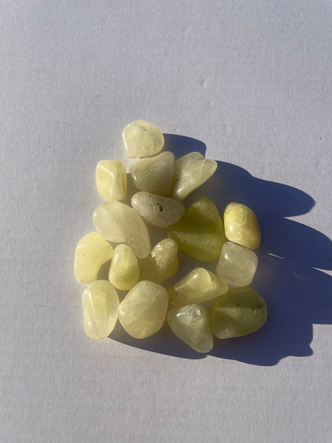 Tumbled Sulfur Quartz - Etsy