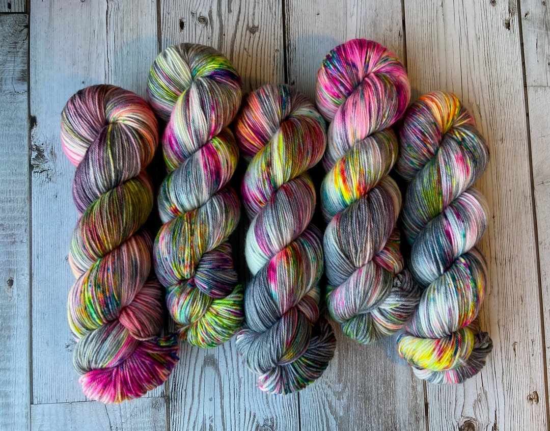 Northern Lights | Knitting Yarn | Light Weight Hand Dyed Yarn | Merino ...