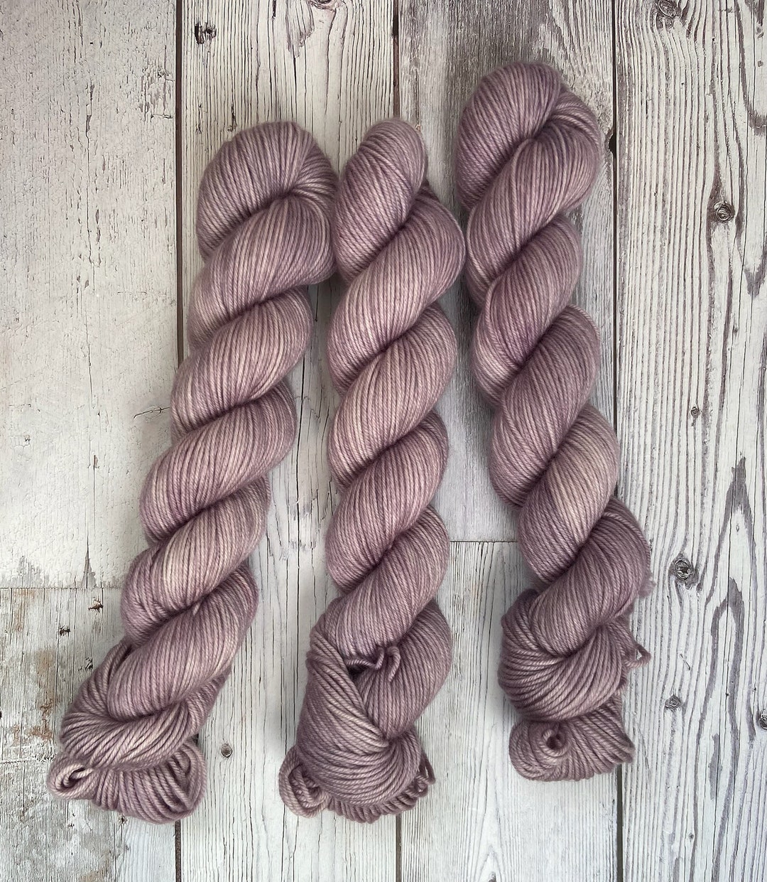 Antique | DK Weight Yarn | Hand Dyed Yarn | Pastel Yarn | Light Purple ...