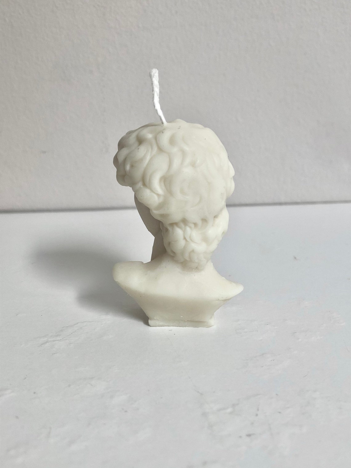 David Michelangelo Bust Candle Portrait | Etsy