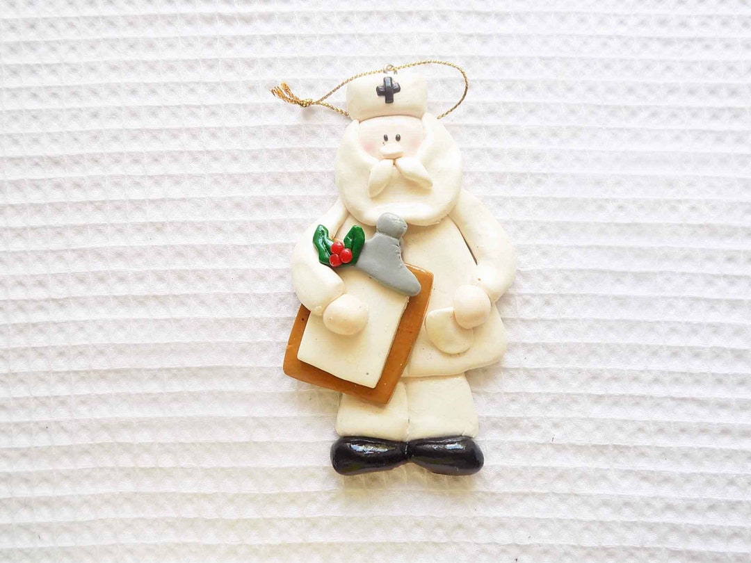 Dough Clay Doctor Ornament Vintage Holiday Decor - Etsy