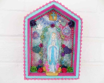 Virgin Mary Diorama - Etsy
