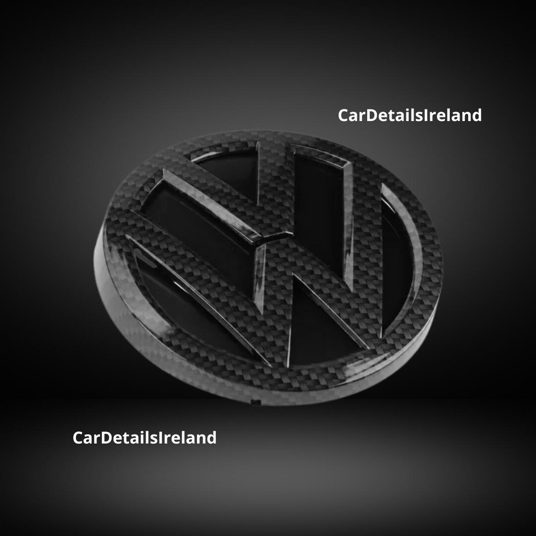 Golf Mk7.5 Vw Logo Emblem Carbon FRONT - Etsy