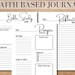 Prayer Journal Bible Study Printable Faith Based Journaling - Etsy