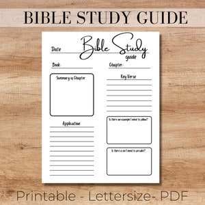 Prayer Journal, Bible Study Printable, Faith Based Journaling ...