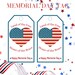 Memorial Day Tag, Memorial Day Gift Tags, Memorial Day Printable ...