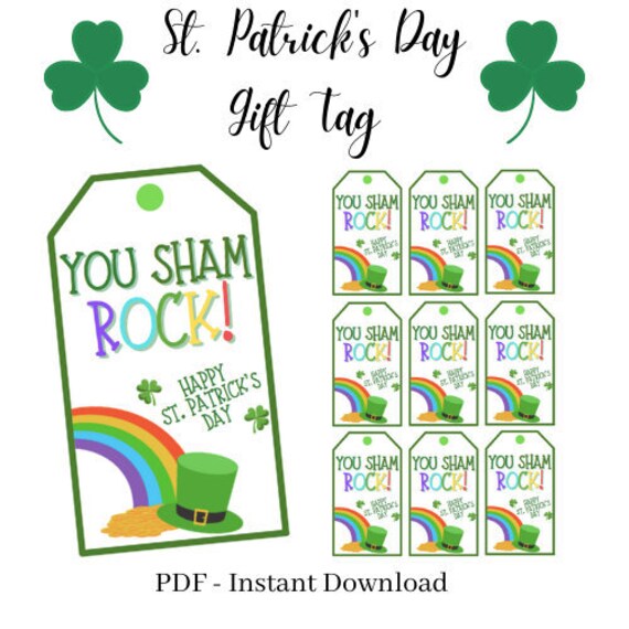 Paper Templates Design & Templates INSTANT DOWNLOAD You Sham Rock ...