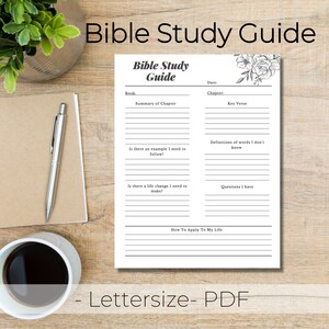 Prayer Journal, Bible Study Printable, Faith Based Journaling ...