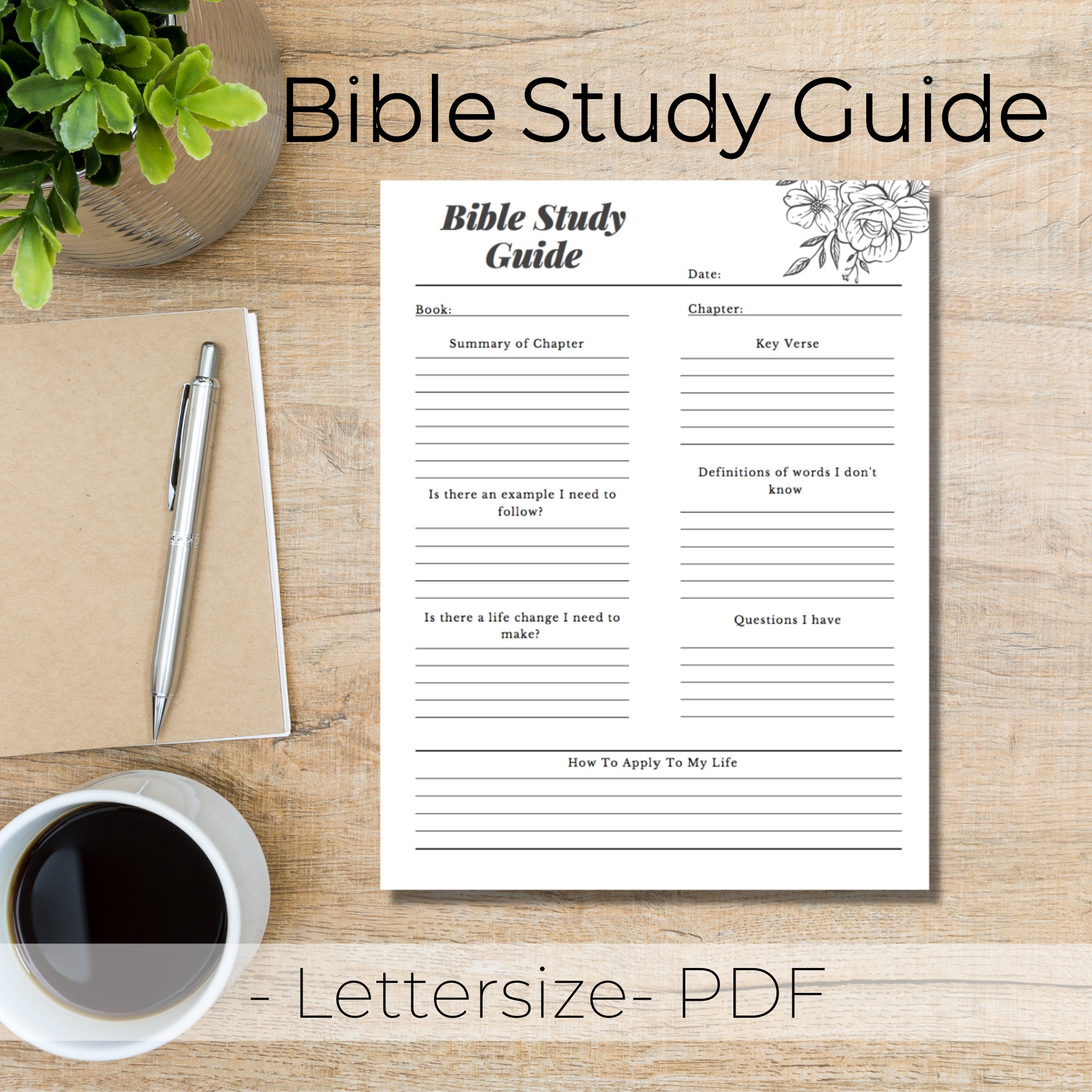 Prayer Journal Bible Study Printable Faith Based Journaling - Etsy