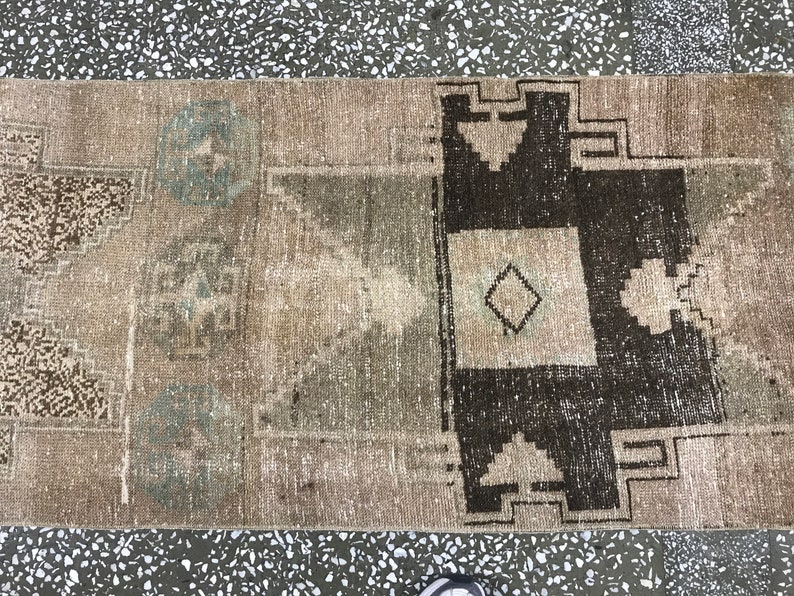 Antique Runner Rug,2,3x11,4 Feet, Turkish Rug Runner, Oushak Runner ...