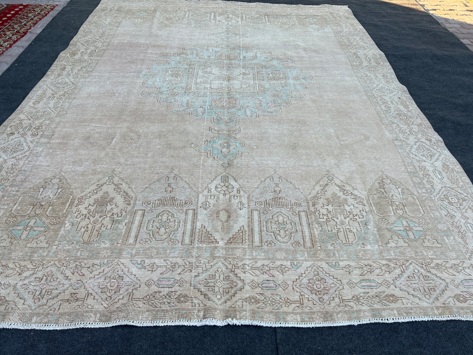 9x12 Neutral Traditional Rug 9x12 Vintage Turkish Rug - Etsy