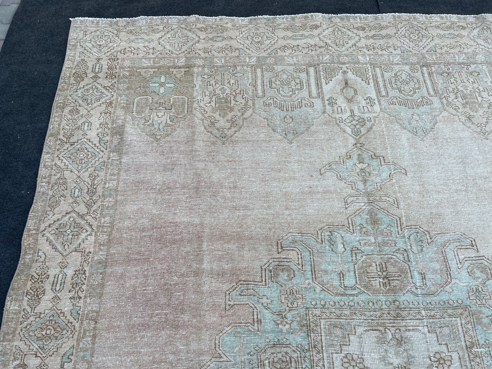 9x12 Neutral Traditional Rug 9x12 Vintage Turkish Rug - Etsy