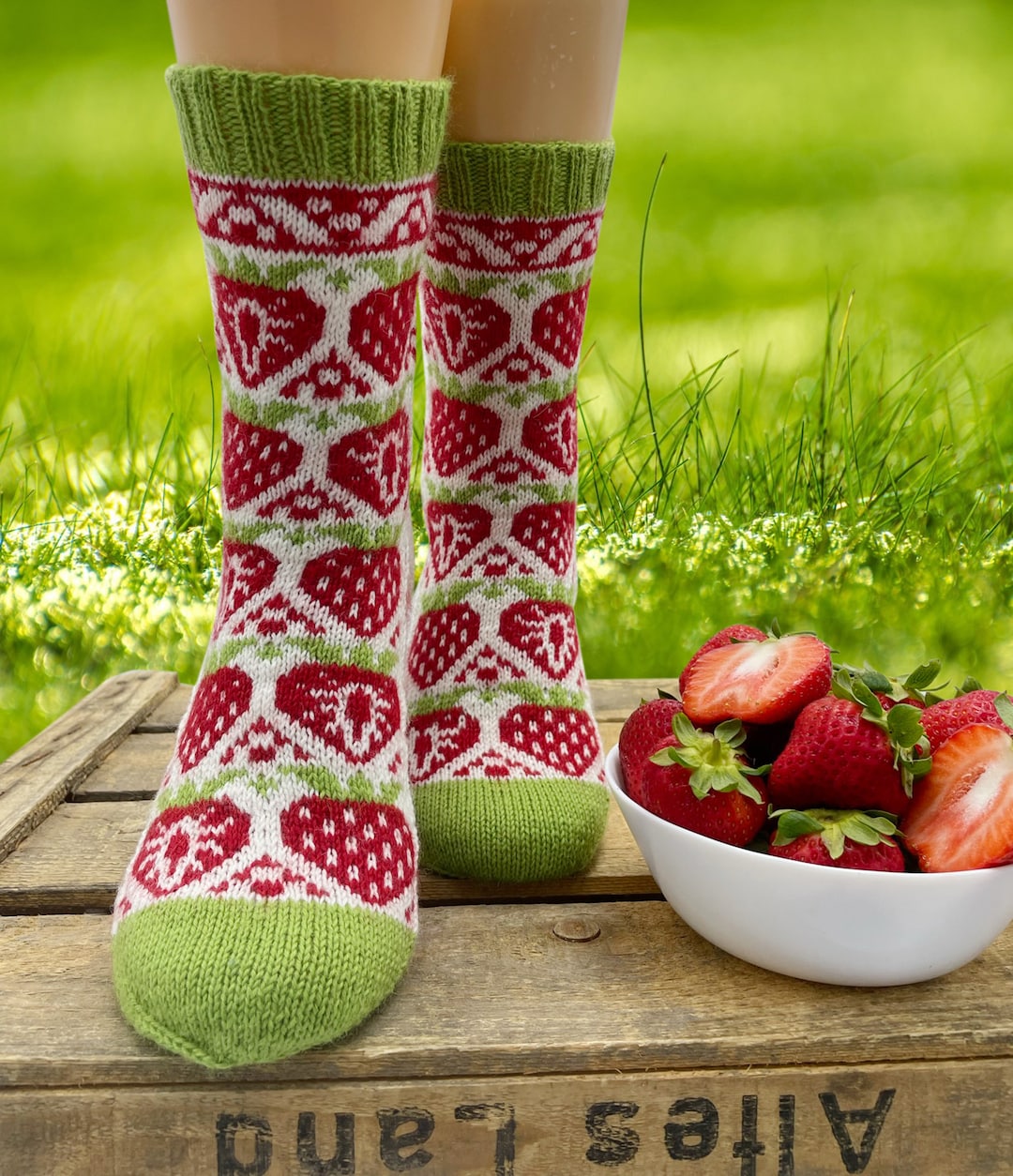 Sock Knitting Instructions / Strawberry-socks Pattern / Knitting ...