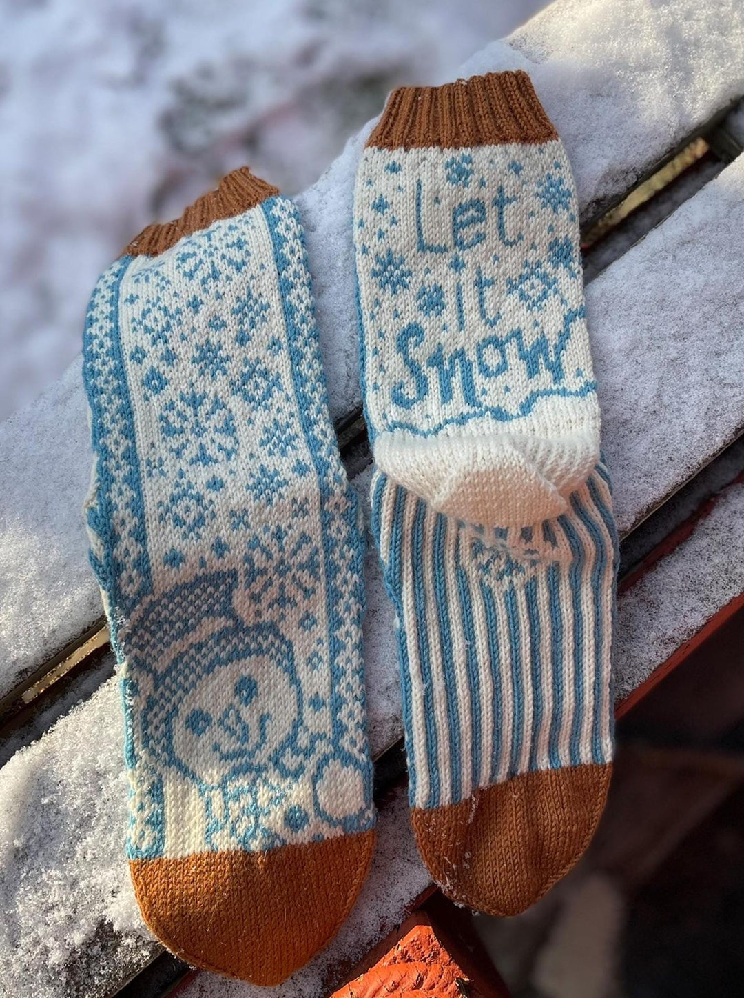 Sock Knitting Instructions / Frostyfeet-socks Pattern / Knitting Pattern / Socks Knitting ...