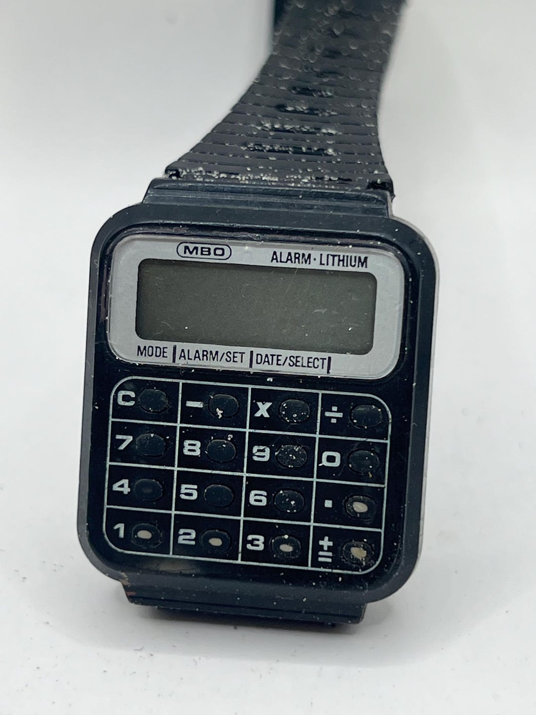 Vintage MBO 3709 Calculator Alarm Date Digital Watch Germany for Parts ...