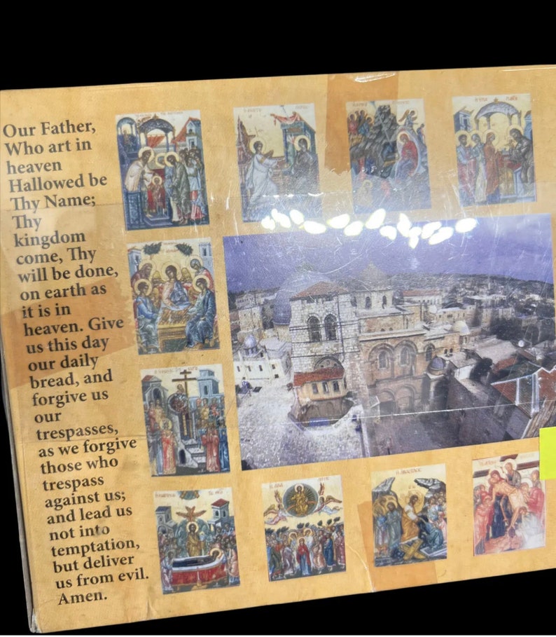 Christ Box Holy Water River Set Jerusalem Oil Olive Soil Kurdish Israel ...