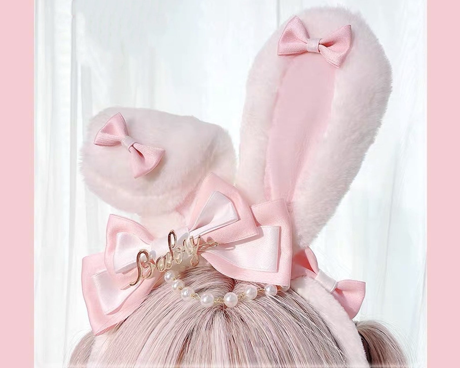 Rabbit Ears Headbandsheep Ear Headbandelf - Etsy