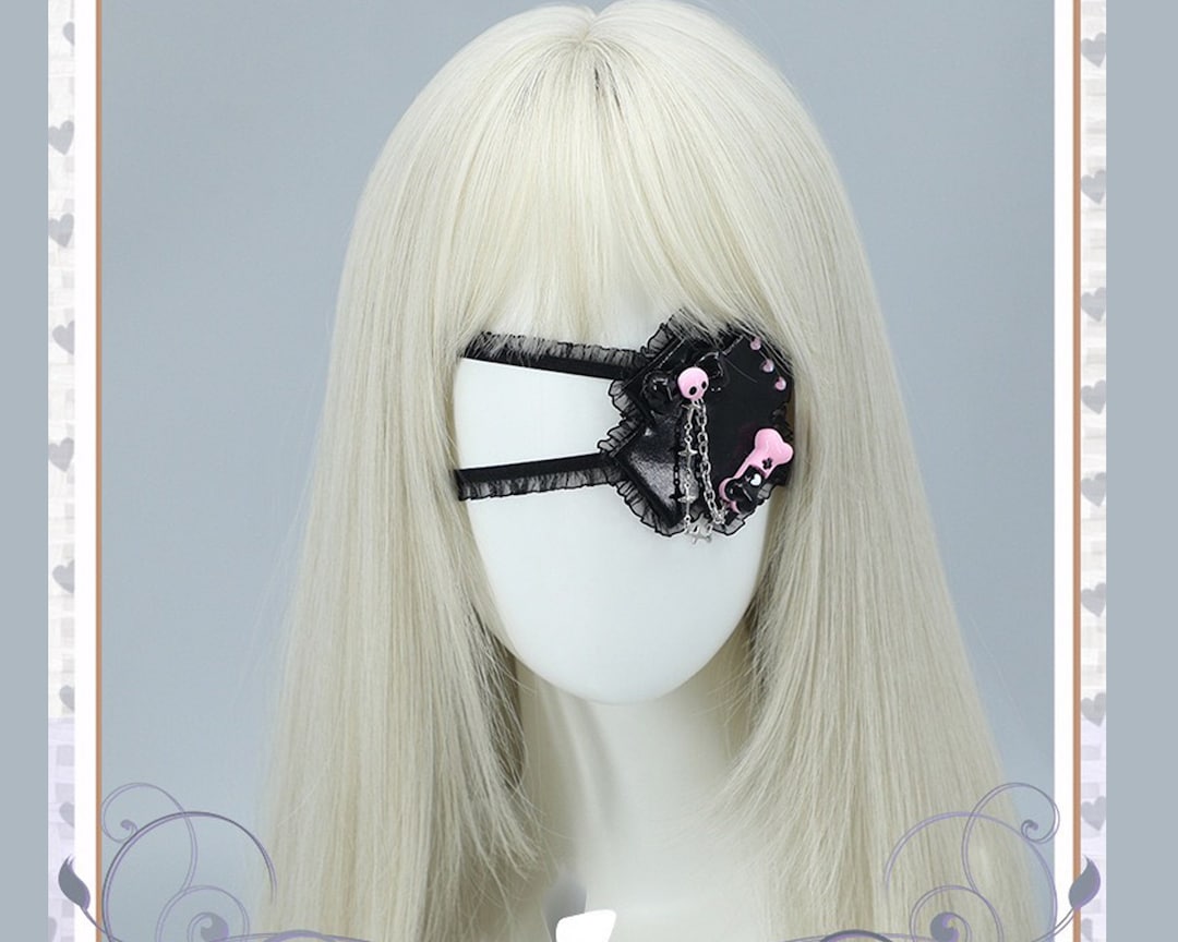 Single Eye Maskeye Mask, Eye Bandage, Blindfold, Goth Eyepatch, Costume ...