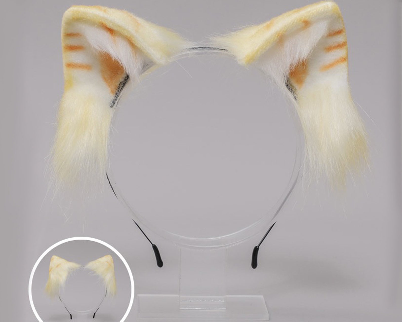 Pink Yellow Cat Ear Cosplay Anime HeadwearCat ear | Etsy