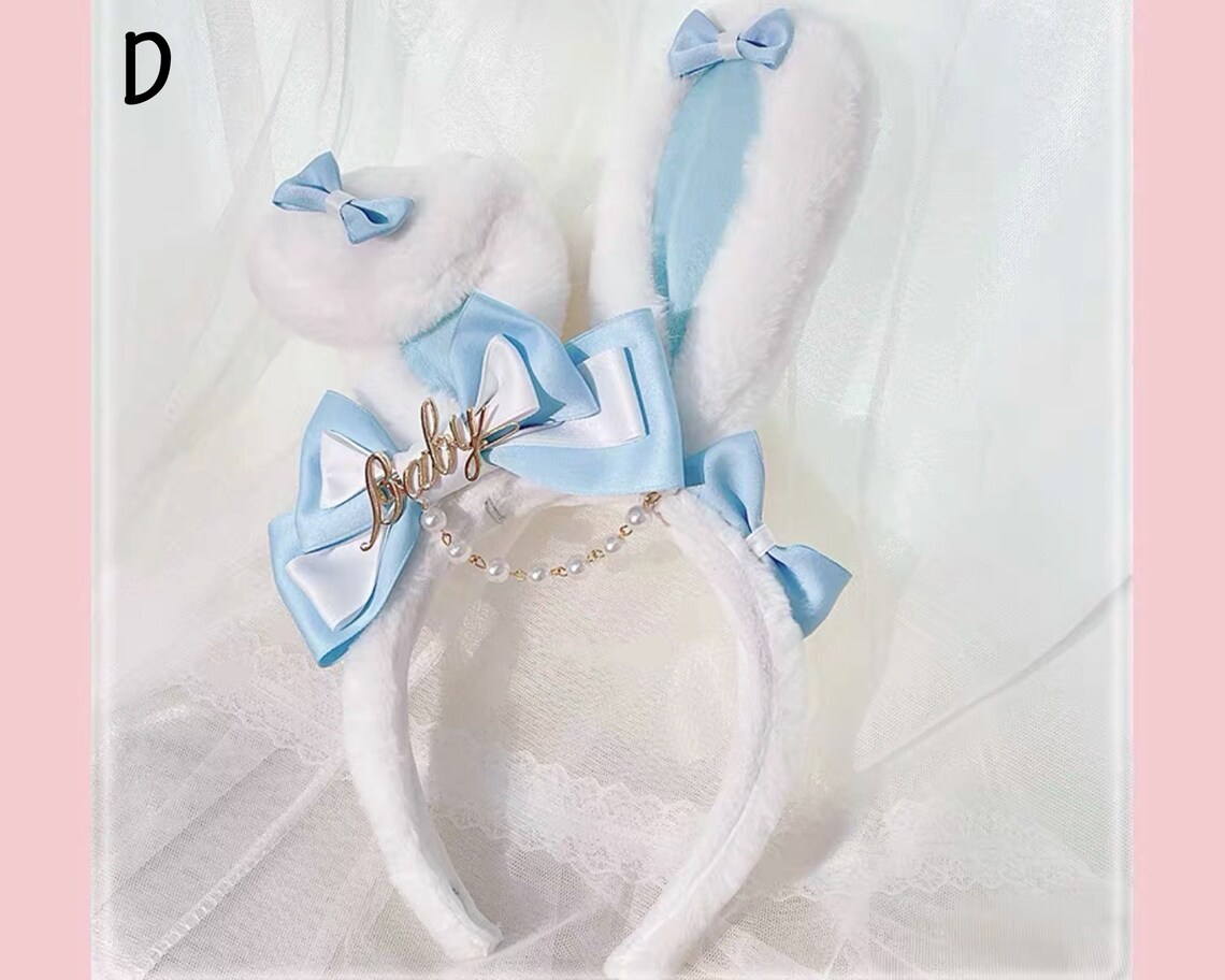 Rabbit Ears Headbandsheep Ear Headbandelf - Etsy