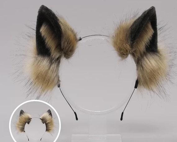 Realistic Animal Earsluxury Furry Earsfox Earwolf Earbunny - Etsy