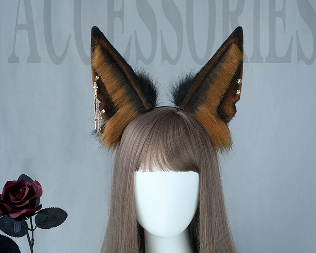 Lifelike Wolf Ear Headband,anime Ear,wolf Cosplay Ear,aritificial Furry ...