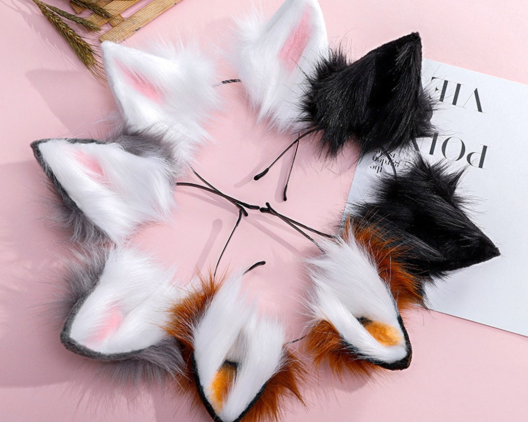 Realistic Animal Ears,luxury Furry Ears,fox Ear,wolf Ear,bunny Ear ...
