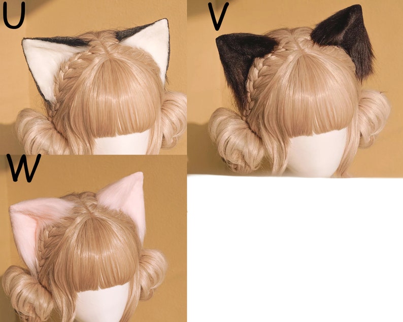 Gray Cat Ear Cosplay Anime Headwearcat Ear Headbandkitten - Etsy