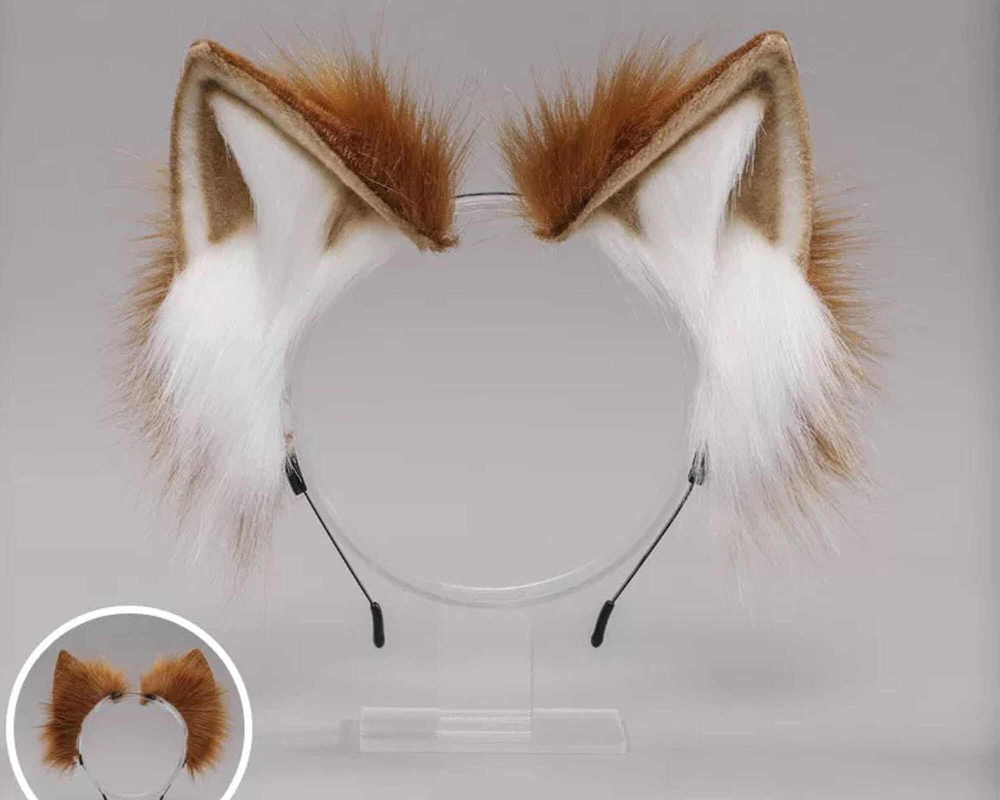 Realistic Animal Earsluxury Furry Earsfox Earwolf Earbunny | Etsy