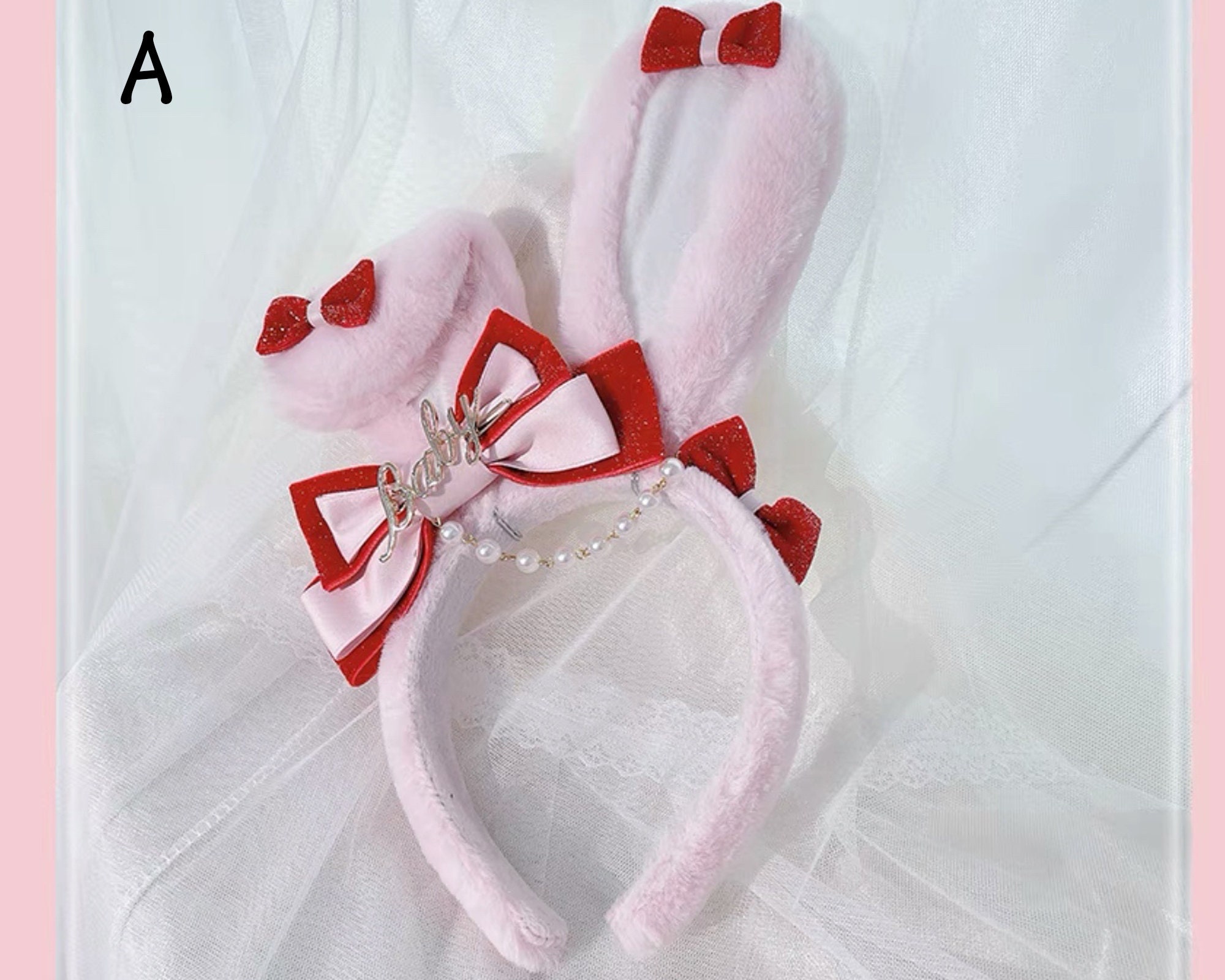 Rabbit Ears Headbandsheep Ear Headbandelf - Etsy