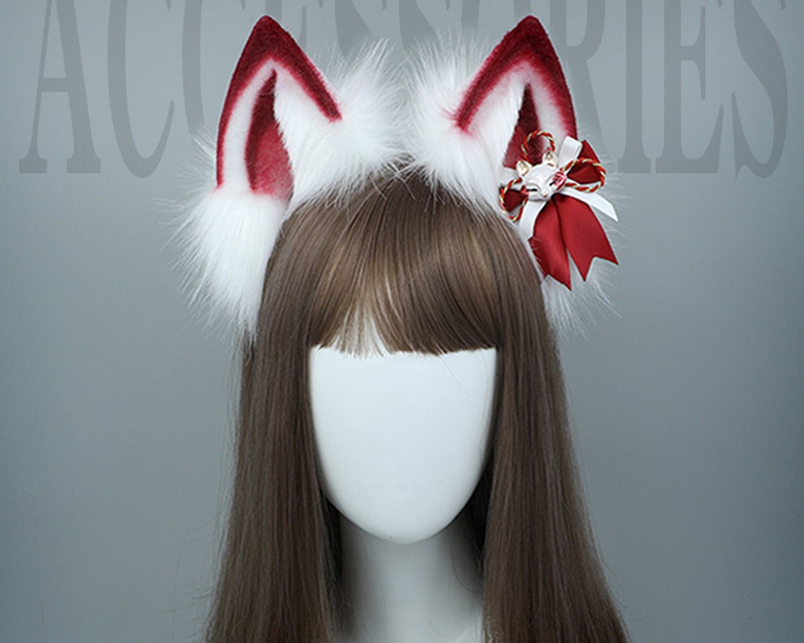 Red Fox Ears Cosplay Anime Headwearcat Ear Headbandkitten | Etsy