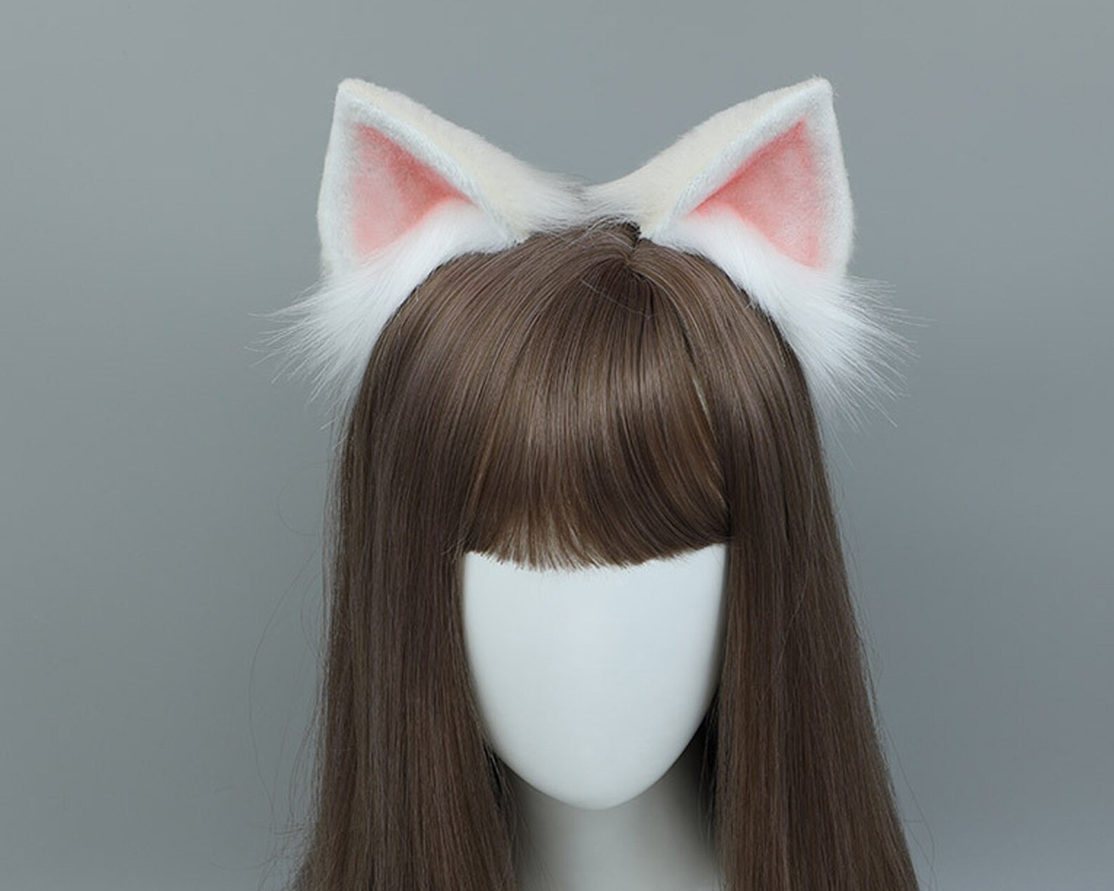 Pink Fox Ears Cosplay Anime Headwearcat Ear Headbandkitten Etsy