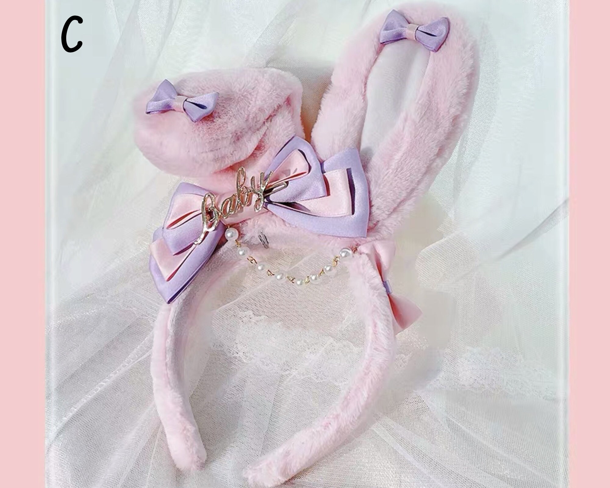 Rabbit Ears Headbandsheep Ear Headbandelf - Etsy