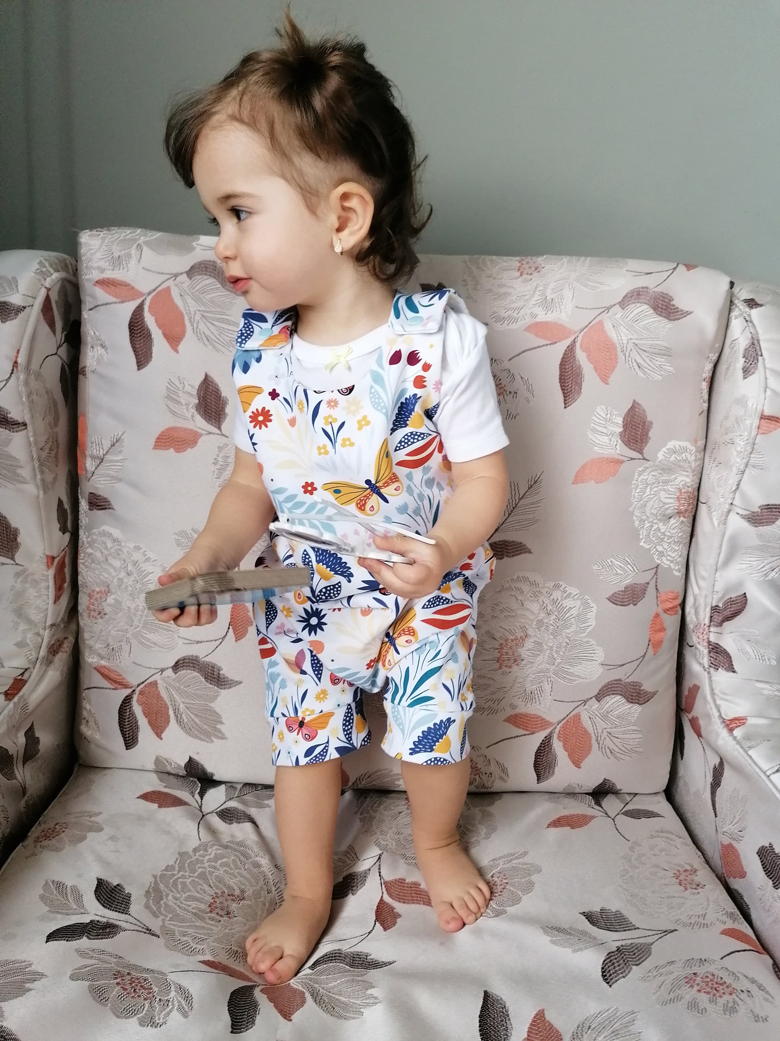 WONDER Short Romper Sewing Pattern and Tutorial PDF Projector, Baby ...