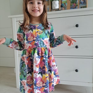 CANDY Dress Sewing Pattern and Tutorial PDF Projector Baby Dress Kids Dress Toddler Dress Sewing ...