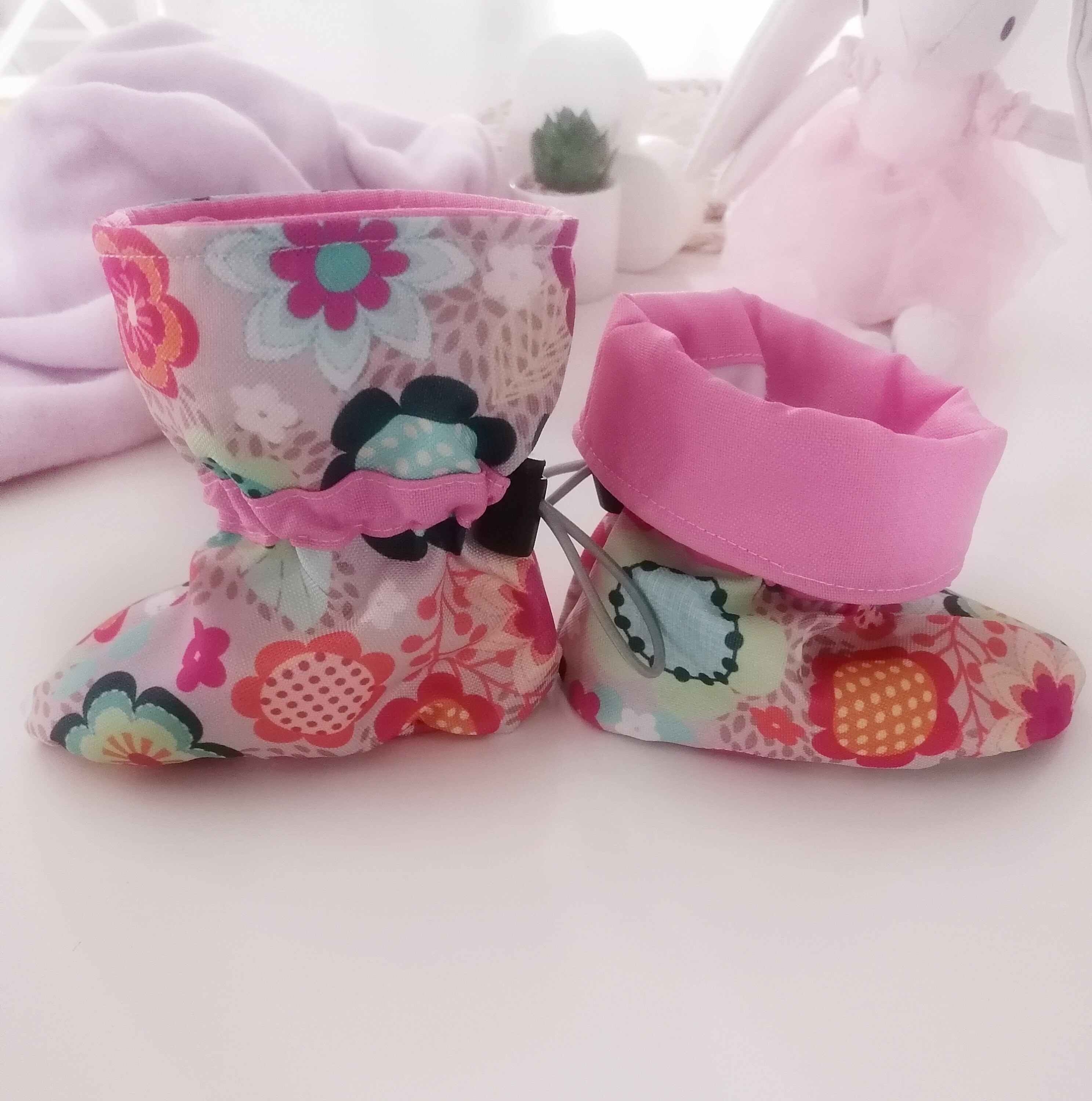 WINTER Baby Booties 0-12M PDF Sewing Pattern & Tutorial, Projector ...