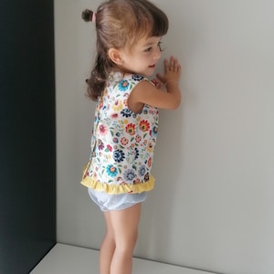 MISSY Ruffle Reversible Top Sewing Pattern and Tutorial PDF Projector ...