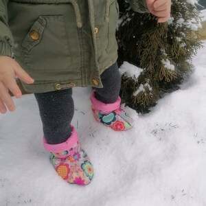 WINTER Baby Booties 0-12M PDF Sewing Pattern & Tutorial, Projector ...