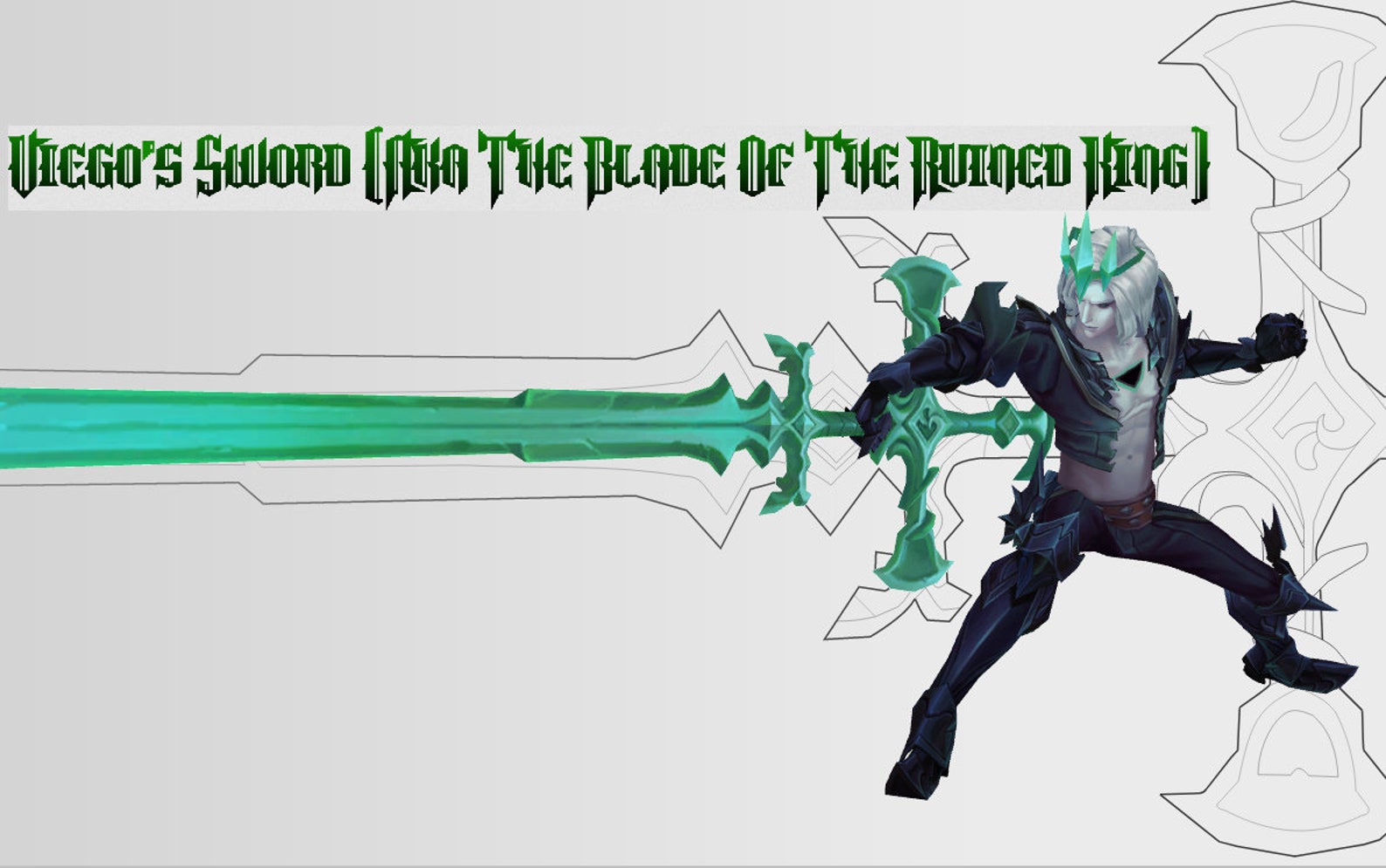 League of Legends Viego's Sword Aka the Blade of the - Etsy